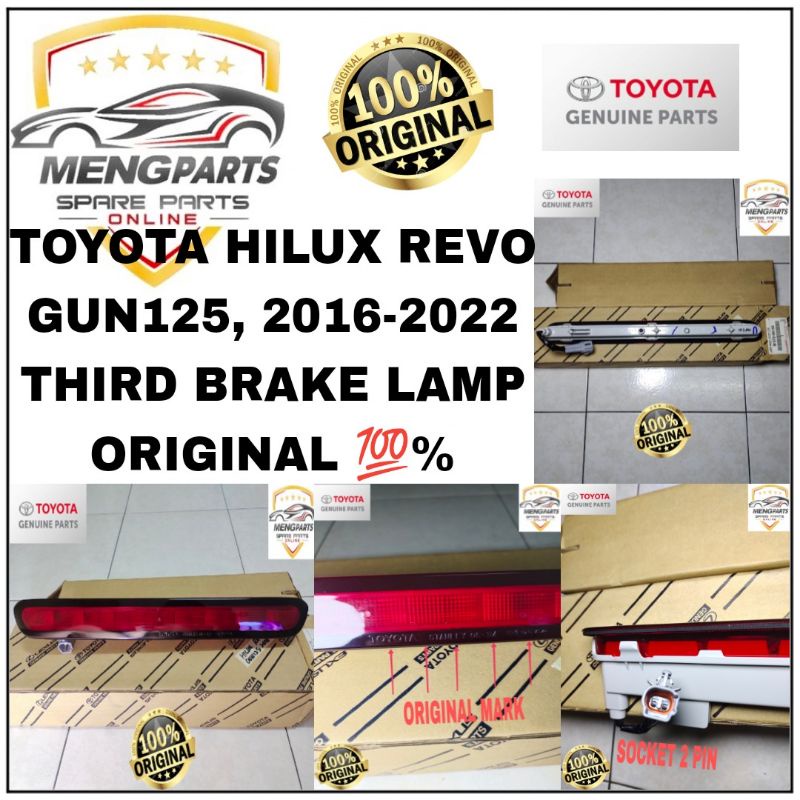 ORIGINAL 💯% TOYOTA HILUX REVO,ROCCO GUN125,GUN126 2016-2022 YEAR THIRD ...