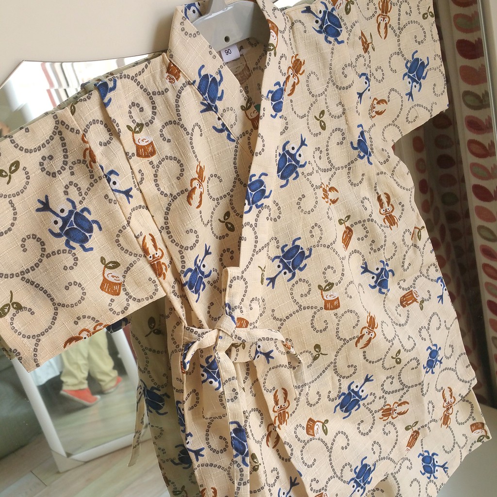 Yukata jinbei unisex ( Japanese tradition children clothes) 4-6y old ...