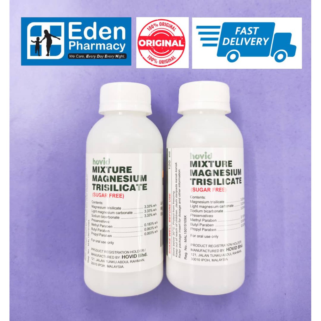 Hovid MMT Mixture Trisilicate ( Sugar Free ) | Shopee Malaysia