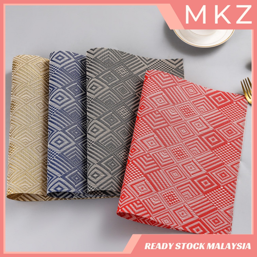 READY STOCK Placemat Dining Table Lapik Alas Pelapik Meja Makan Kitchen ...