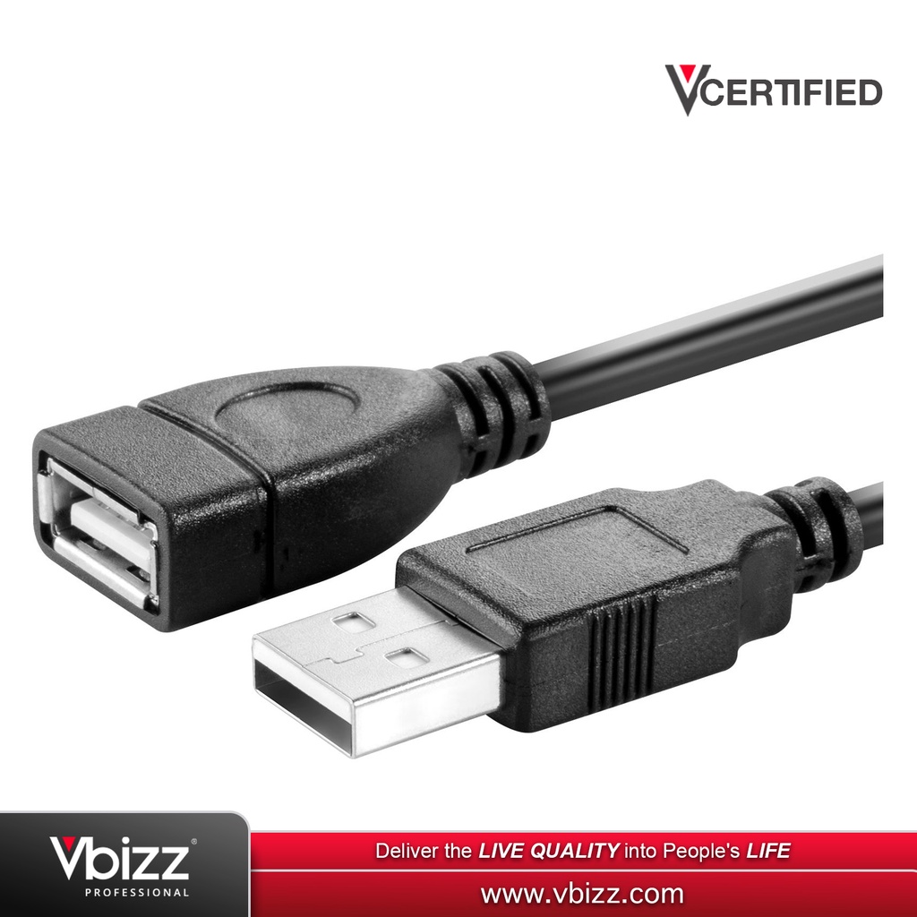 1.3M & 0.5M USBMF USB 2.0 Type A Male to Female USB Cable | Shopee Malaysia