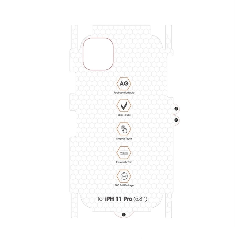 Ntc Full Back Edge PPF Sticker for Apple phones (Matte, Clear) | Shopee ...