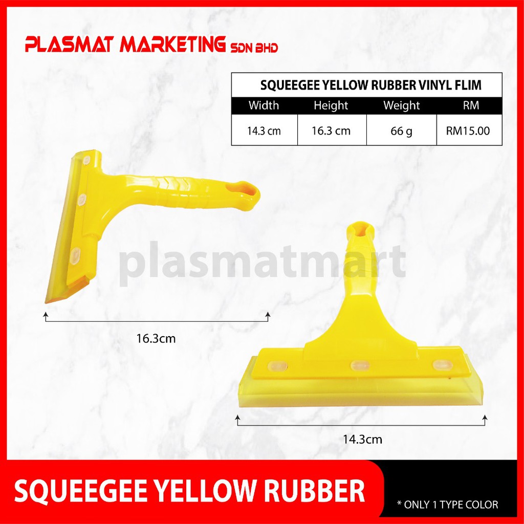 Squeegee Yellow Rubber Vinyl Film 1pc Rm15/pc | Shopee Malaysia
