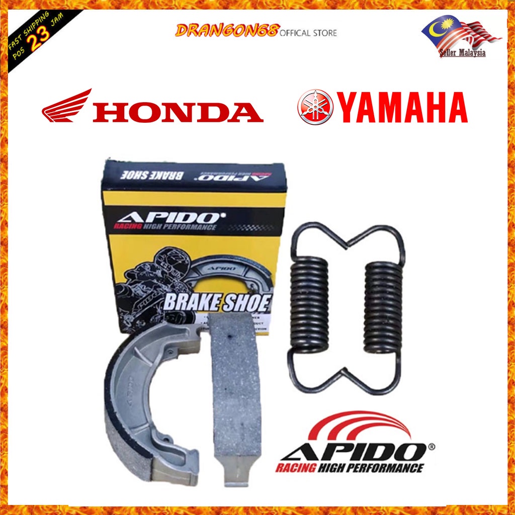 APIDO BRAKE SHOE EX5/LC135/SRL115/KRISS/C70/RC80/Y80/Y100/Y110/RXZ ...