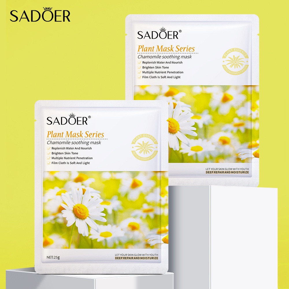 ROREC SADOER Fruit Plant Mask Series Natural Moisturizing Hydrating Brightening Facial Mask ...