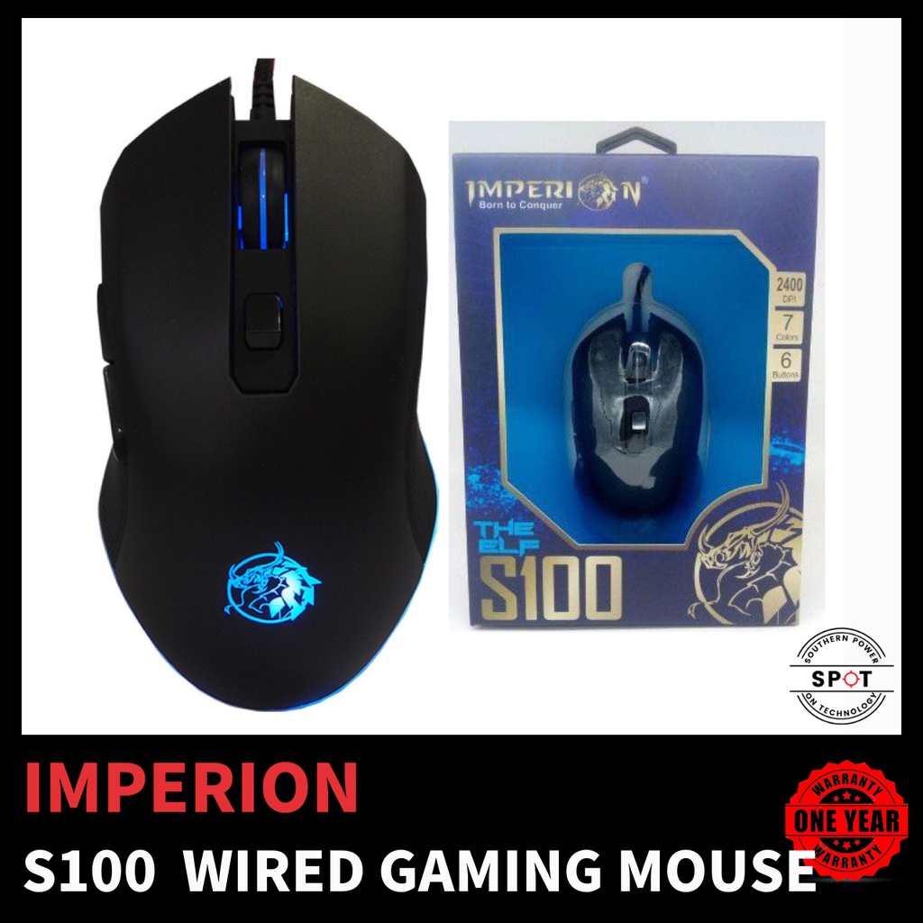 Imperion S100 Gaming Mouse | Shopee Malaysia