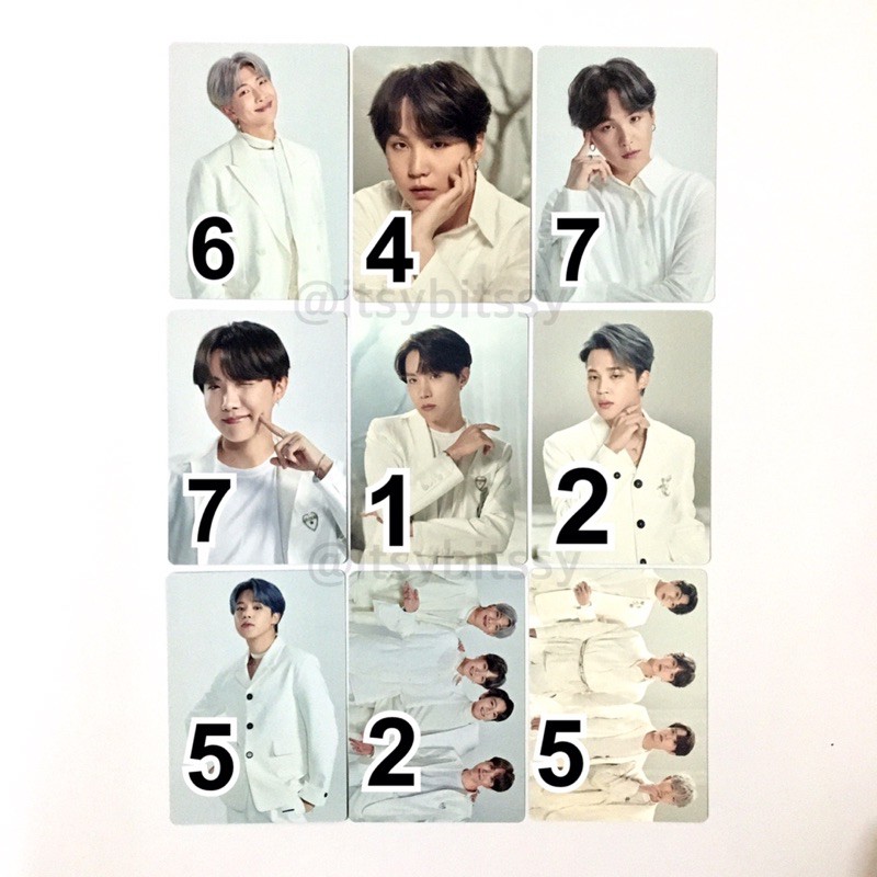 Bts MOTS Map of the Soul Tour Official MD - MPC Mini Photocard PC ...