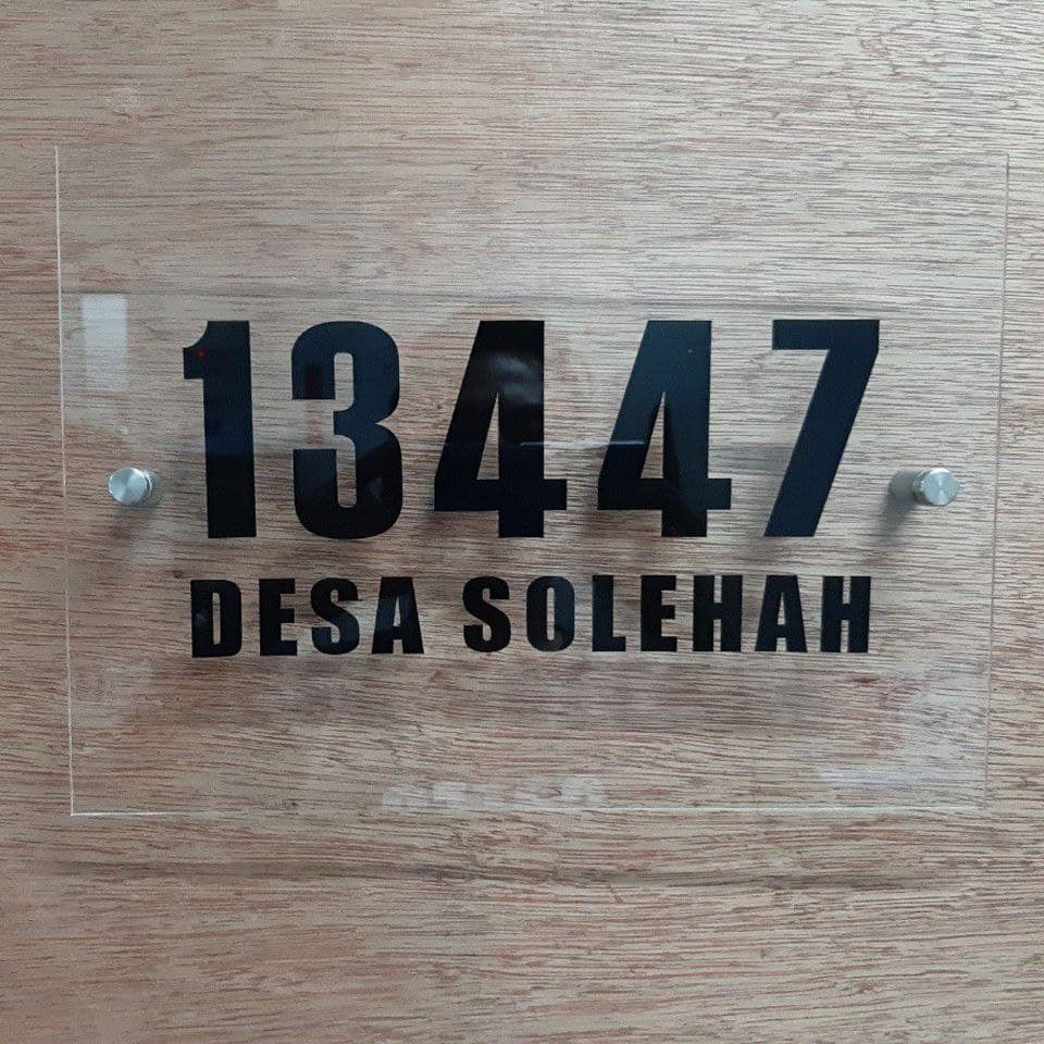 SIGNAGE HOUSE / LABEL ALAMAT RUMAH / DEKO HIASAN DINDING RUMAH/ VIRAL ...