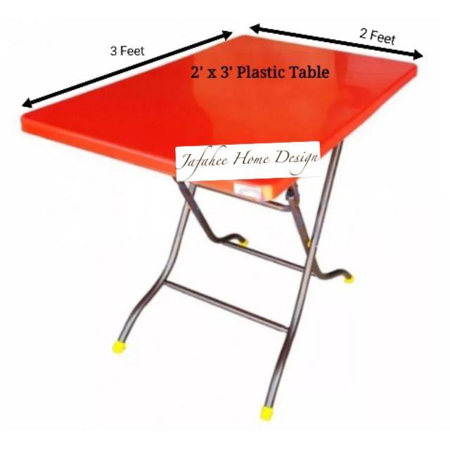 DH 3V 2B 2x3 Plastic Foldable Table | Shopee Malaysia
