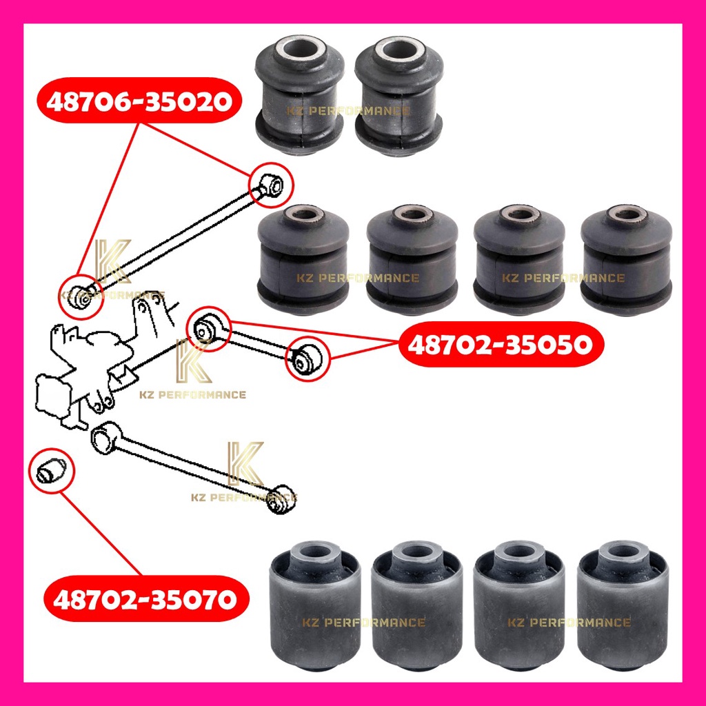 1 SET 10PCS LAND CRUISER VZJ95 PRADO RZJ120 VZJ120 KDJ120 LJ95 KZJ95 ...
