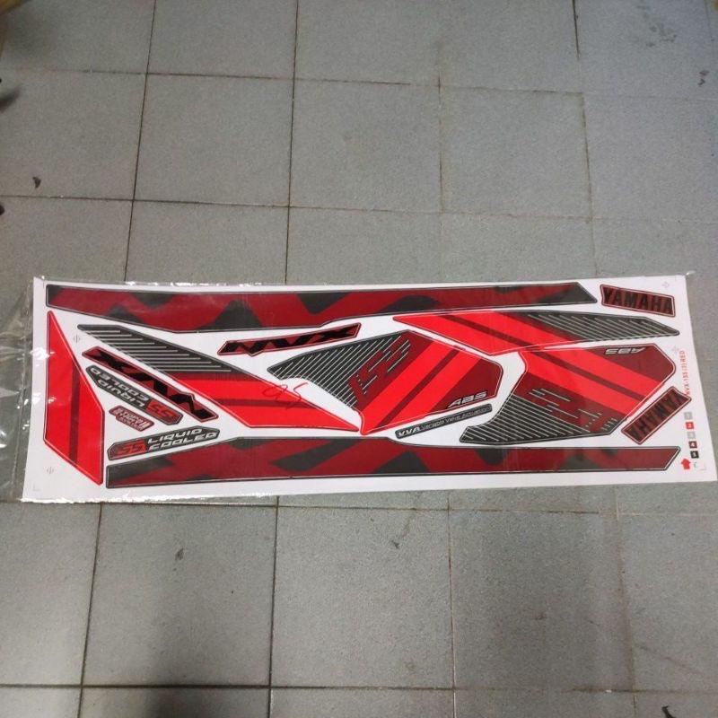 NVX 155 (3) YAMAHA NVX155 Stripe Stiker Sticker NVX BLUE RED GP DRMK ...
