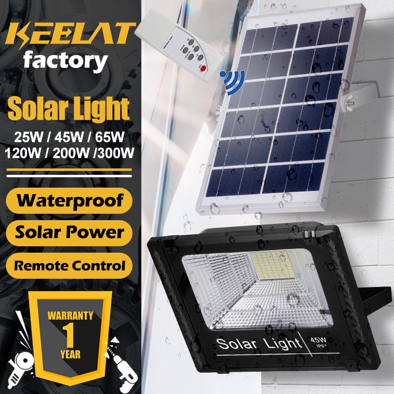 keelat Solar Light 400/300/200/120/65/45/25W Solar Street Light IP67 ...