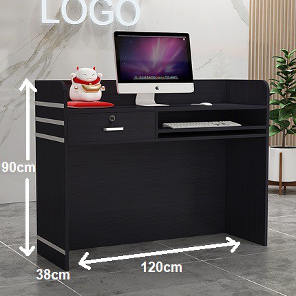 Cashier Counter Table Commercial Reception Wooden Desk Office ...