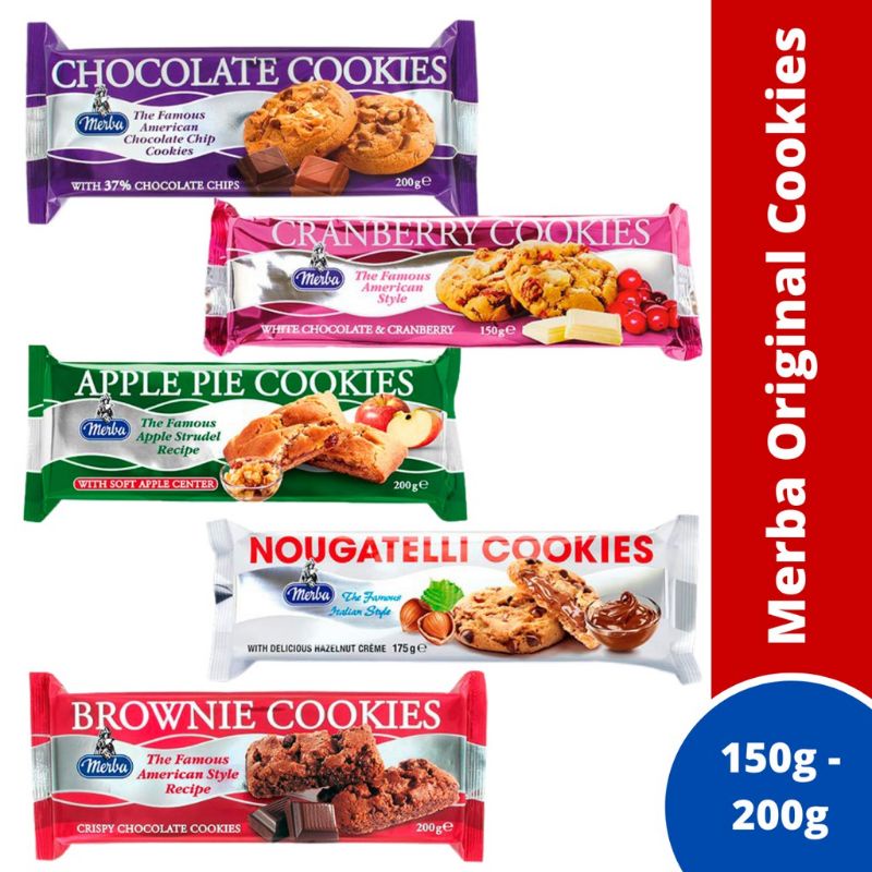 Merba Cookies Assorted Flavours 150g - 200g | Shopee Malaysia