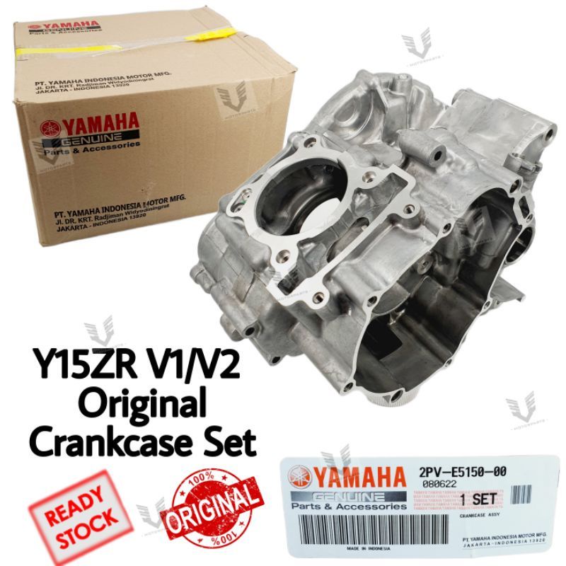 YAMAHA Y15ZR V1 V2 ORIGINAL CRANKCASE SET Y15ZR CRANK CASE ASSY ENGINE COVER Y15ZR MADE IN ...