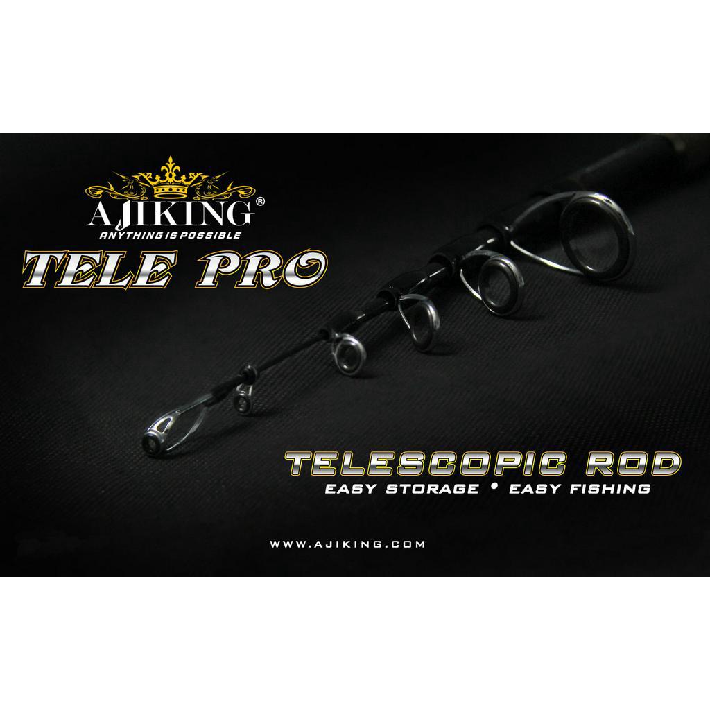 AHKAW - AJIKING TELE PRO PORTABLE EASY TO CARRY SPINNING ROD ...