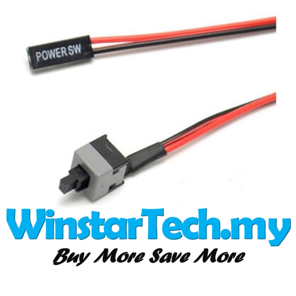 (1pcs) Computer Motherboard Power Cable On Off Reset Button Switch PC ...