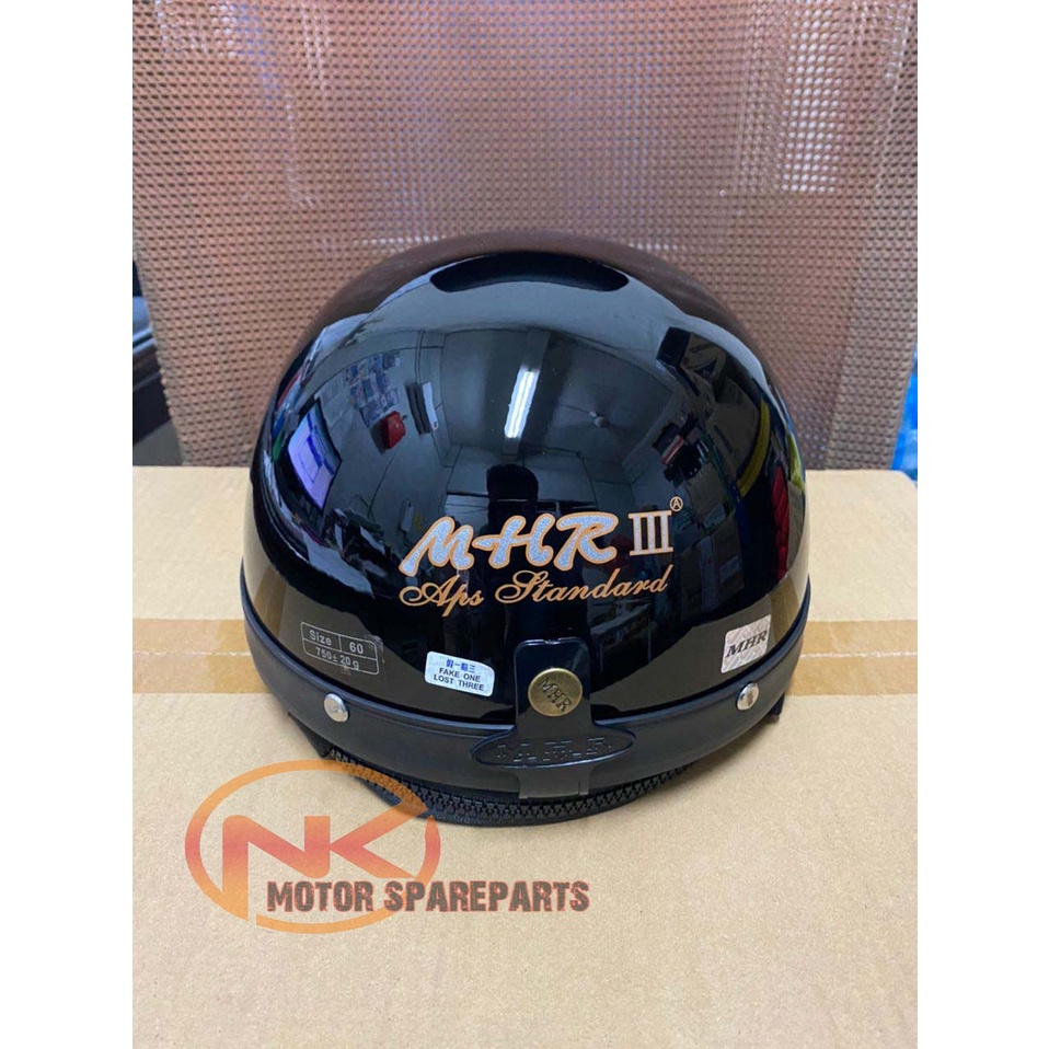 Original MHR III Helmet / MHR 3 Half Cut Helmet Steng Separuh Visors ...