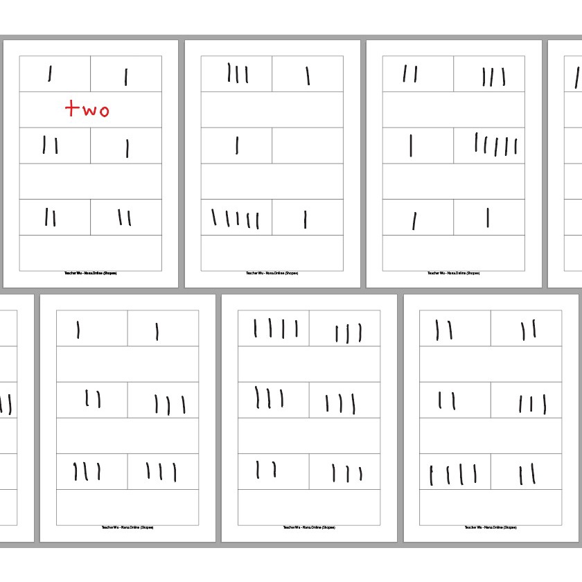 Numbers 1 to 10 - Learn to write, spell and count from 1 to 10 using ...