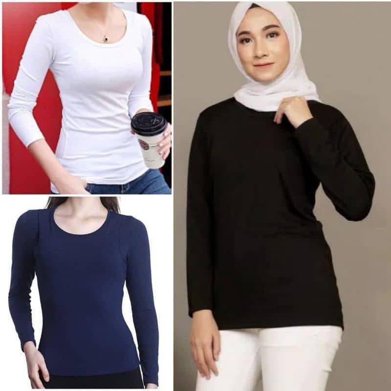 Inner Baju Lengan Panjang (S,M,L,XL,XXL) | Shopee Malaysia