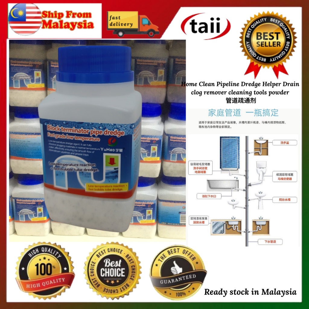 Taii Home Clean Pipeline Dredge Helper Drain clog remover cleaning ...