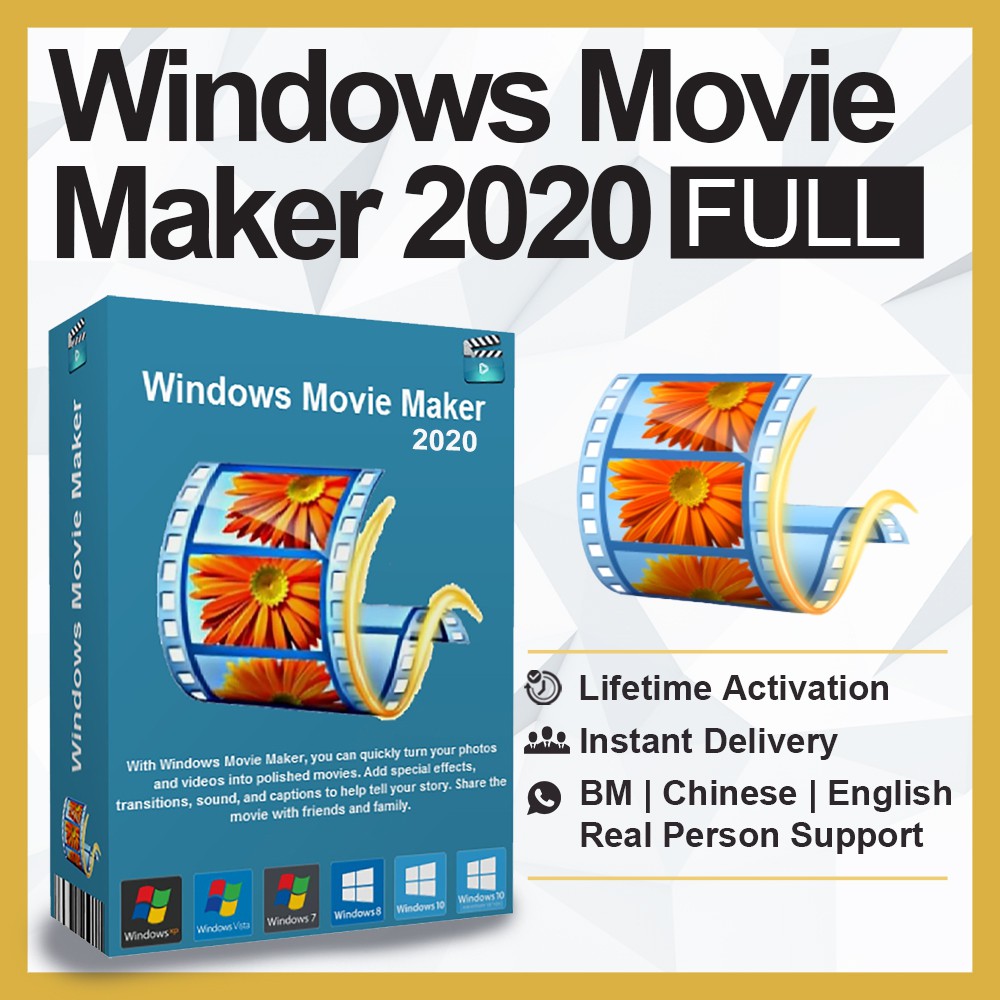 🎉Mikesoft🎉 [PC App] Windows Movie Maker 2020 v8.0.7.5 [updated Sept 2020] | Shopee Malaysia