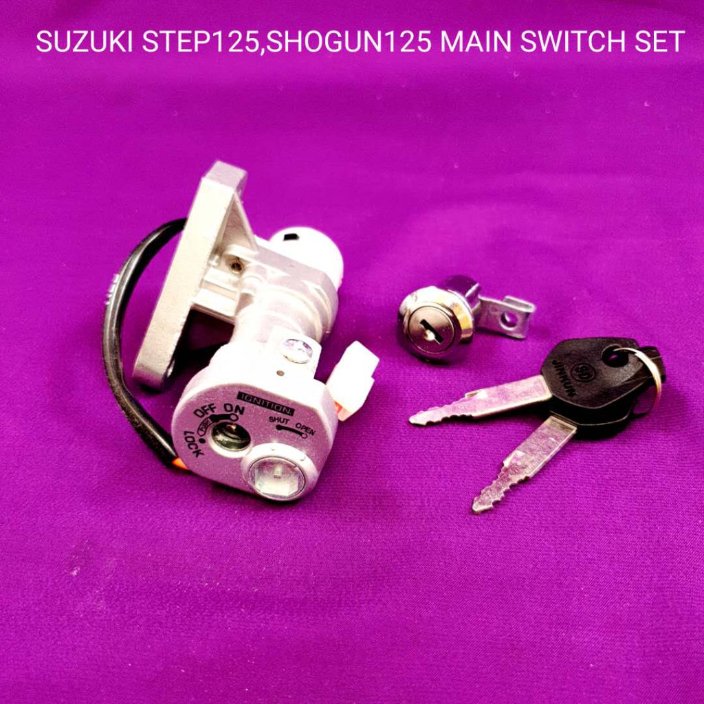 STEP125 SHOGUN125 / SHOGUN125RR SUZUKI MAIN SWITCH SET - MT50 | Shopee ...