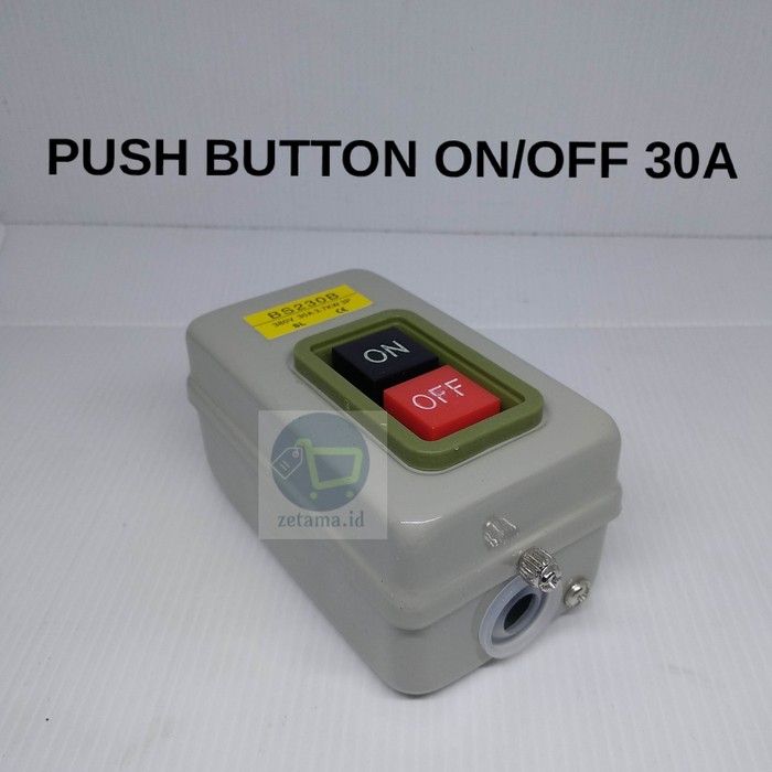 MESIN Push Button On / Off 30A Bs230B Push Button Machine | Shopee Malaysia