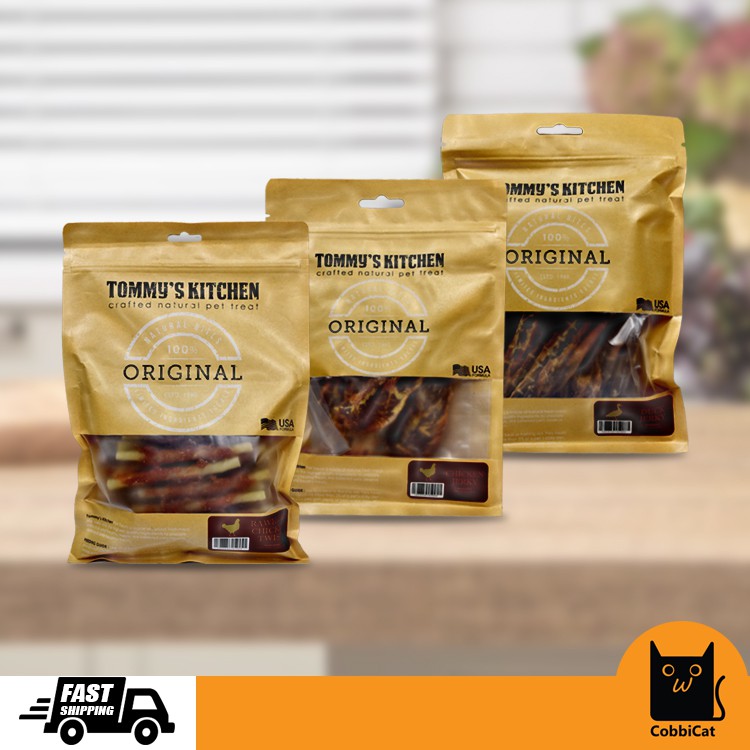 Tommy’s Kitchen Premium Snack Food -Dogs 100g (Chicken Jerky, Duck ...