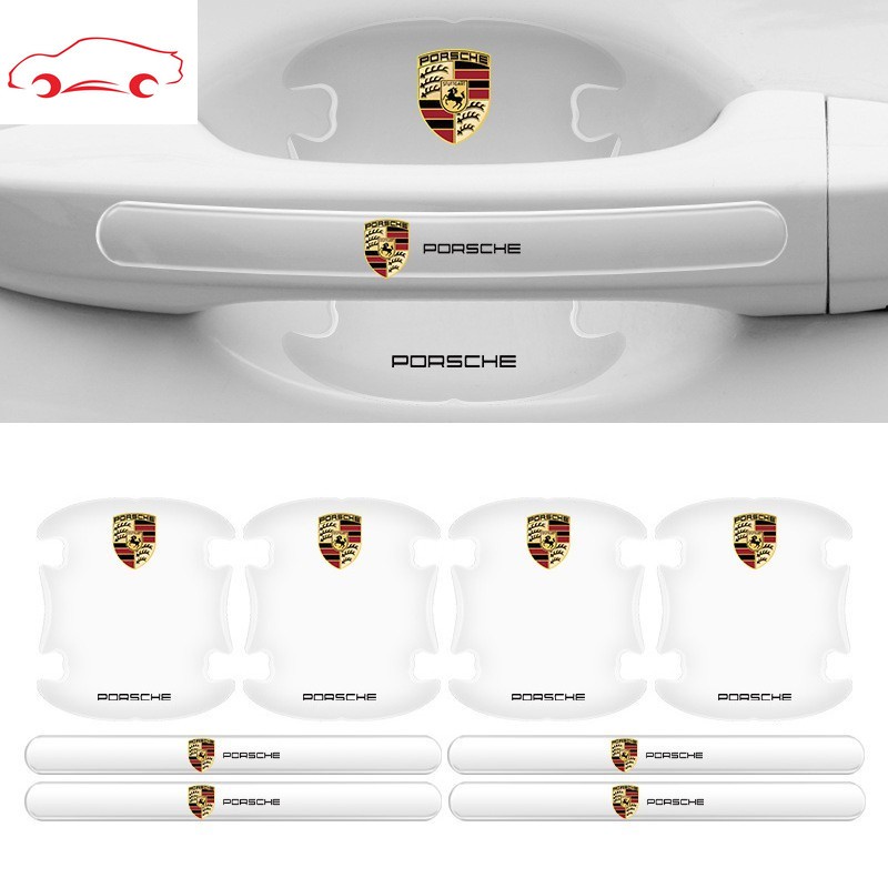 Car Door Handle Protector Universal Auto Door Bowl Invisible Anti ...