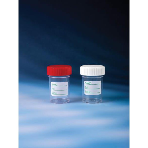 60ml PP Urine Container with Red Cap, Sterile(pack of 500) | Shopee ...