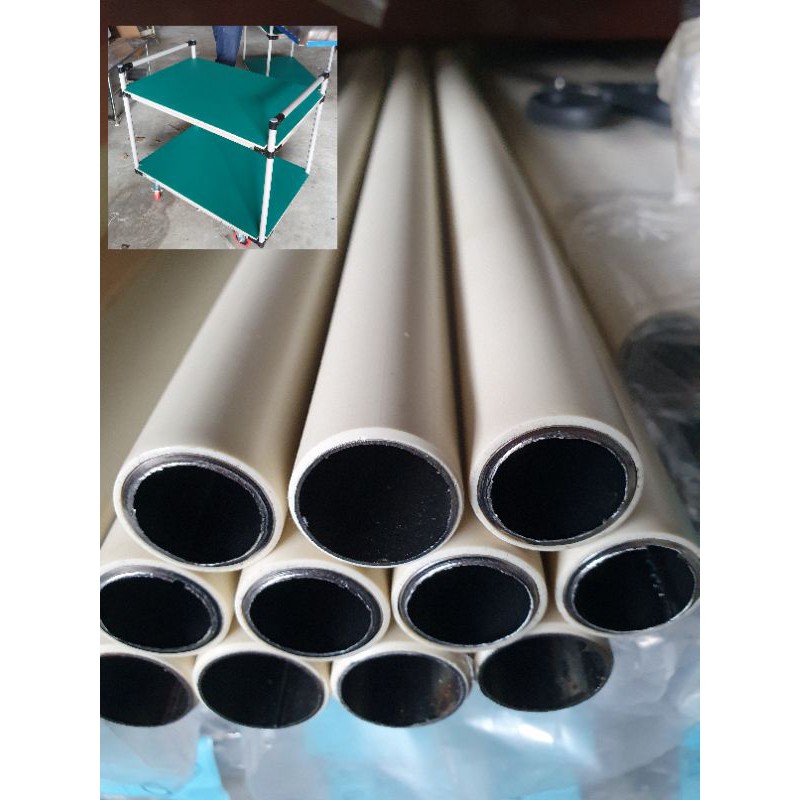 DIY ABS Ivory colour pipe Abs pipe Metal Pipe 28mmDIA Fittings DIY rack ...