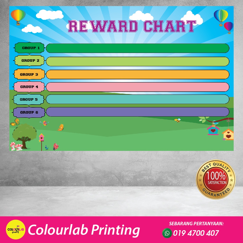 Banner Reward Chart sekolah | Shopee Malaysia