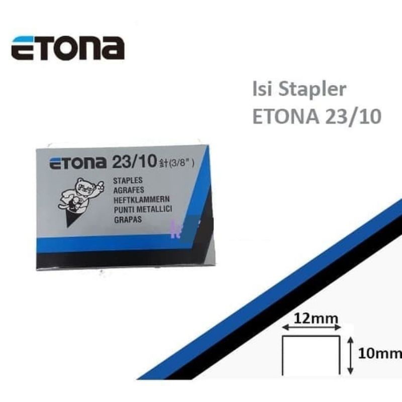 Staples / Fill Staples Etona 23/10 (1 box) | Shopee Malaysia