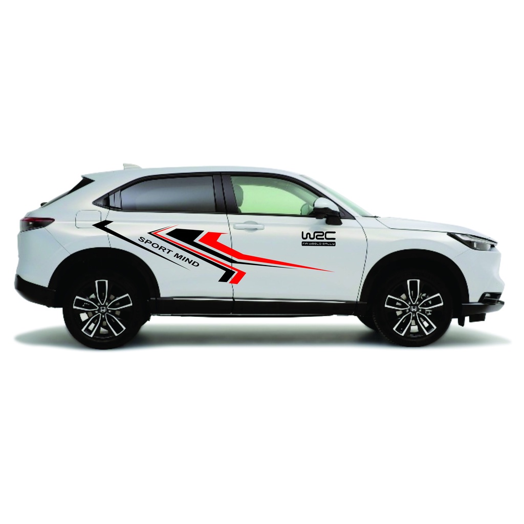 Hrv car stickers cutting hrv car body stickers hrv car body striping ...