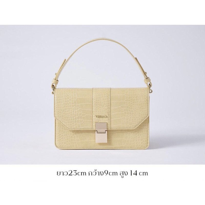 VEMAR Brand Sling Bag Model Rizzo Cheese Yellow | Shopee Malaysia