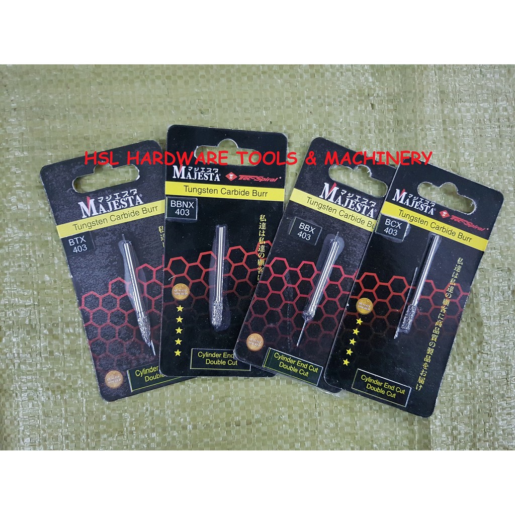 MAJESTA TUNGSTEN CARBIDE BURRS (M4 X 12MM, 3MM SHANK) | Shopee Malaysia