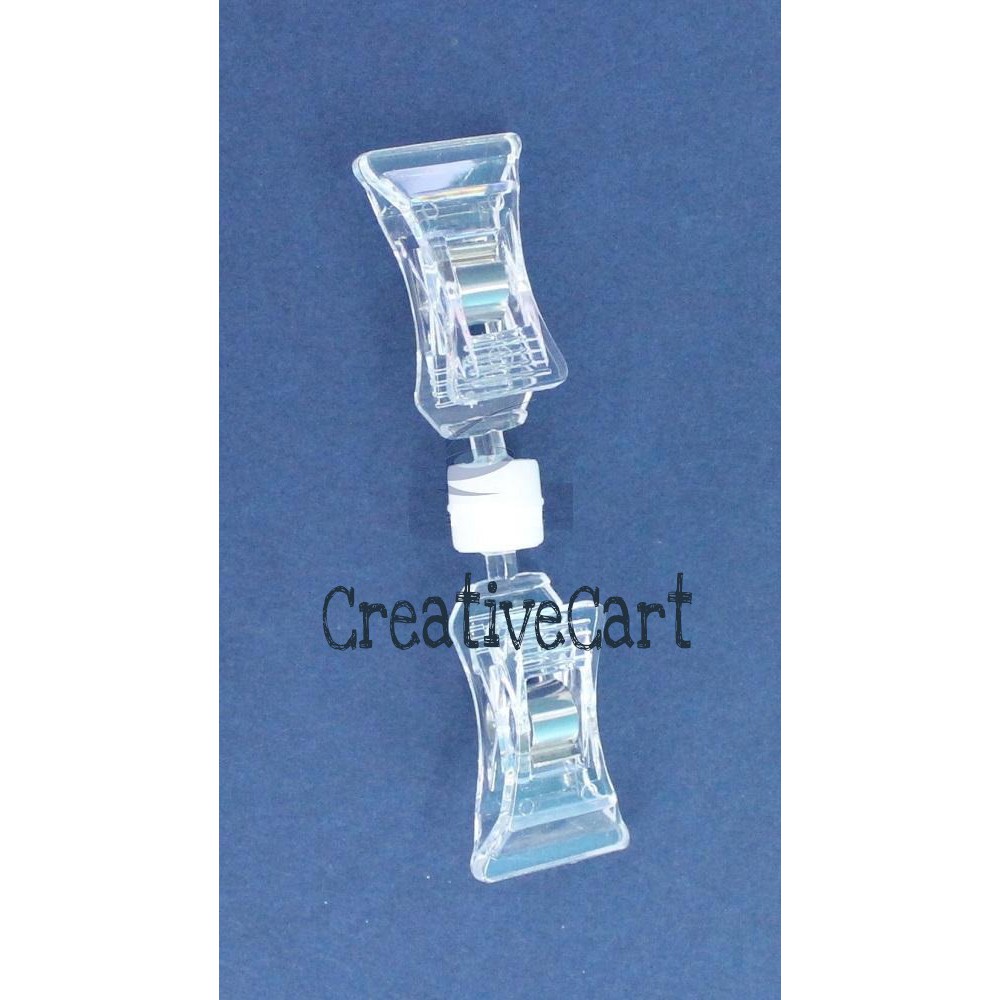 10pcs JH19 Price List Display Clip / 9cm POP Transparent Label Tag Clip ...