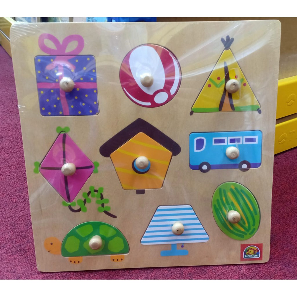 Wooden Big Knob Puzzle Gift (M) | Shopee Malaysia