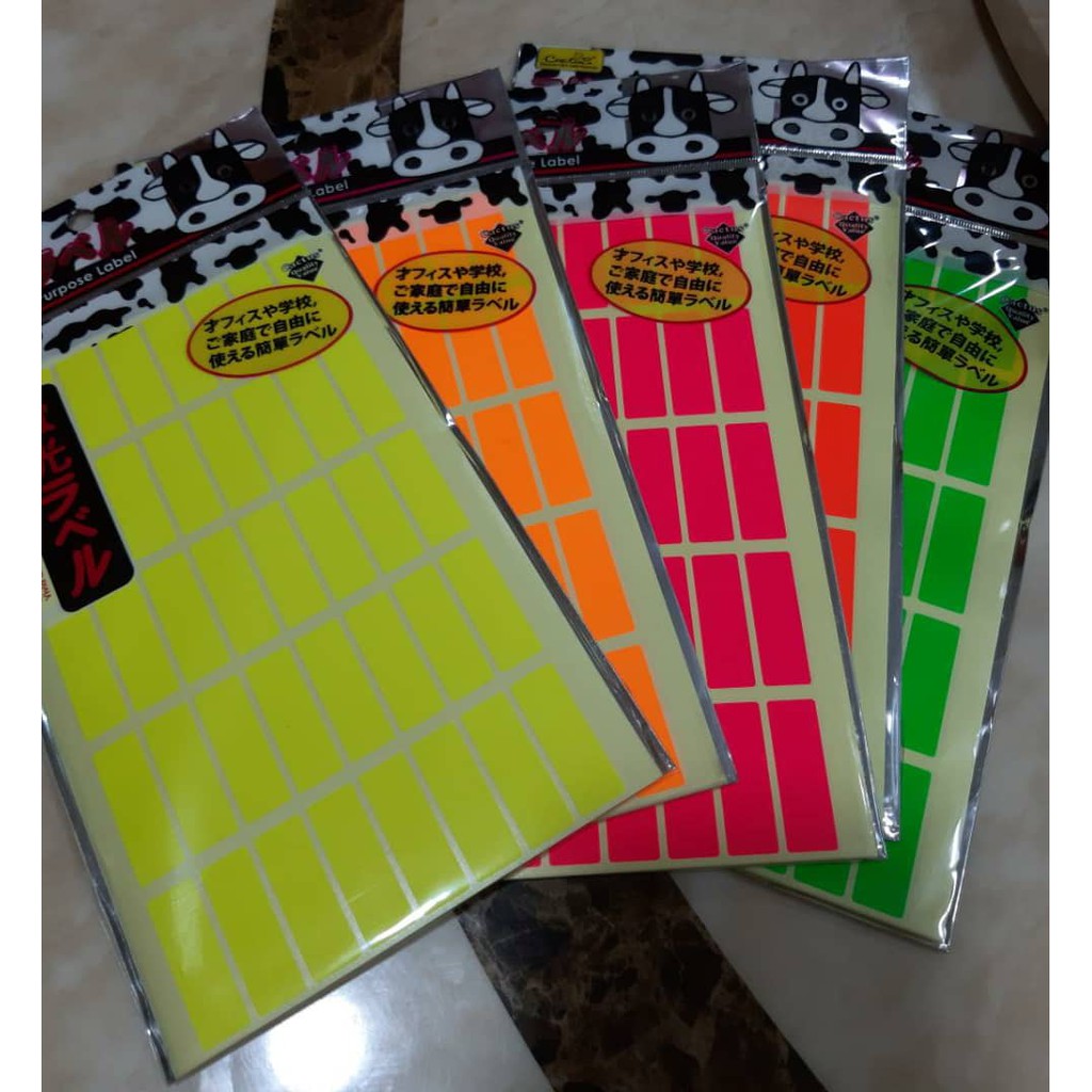 Cactus Multi-Purpose Label Sticker (13mm x 38mm) | Shopee Malaysia