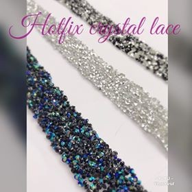 Hotfix crystal lace 1meter.. | Shopee Malaysia