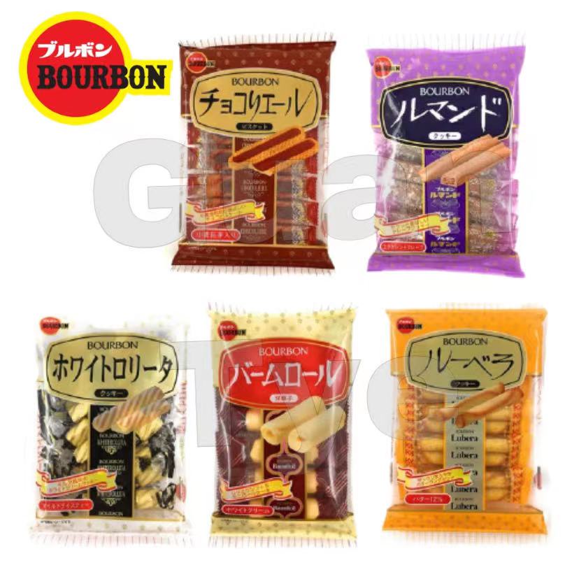JAPAN BOURBON BAUM ROLL/LUBERA/CHOCOLIERE/WHITEROLLITA/LUMONDE BISCUITS ...
