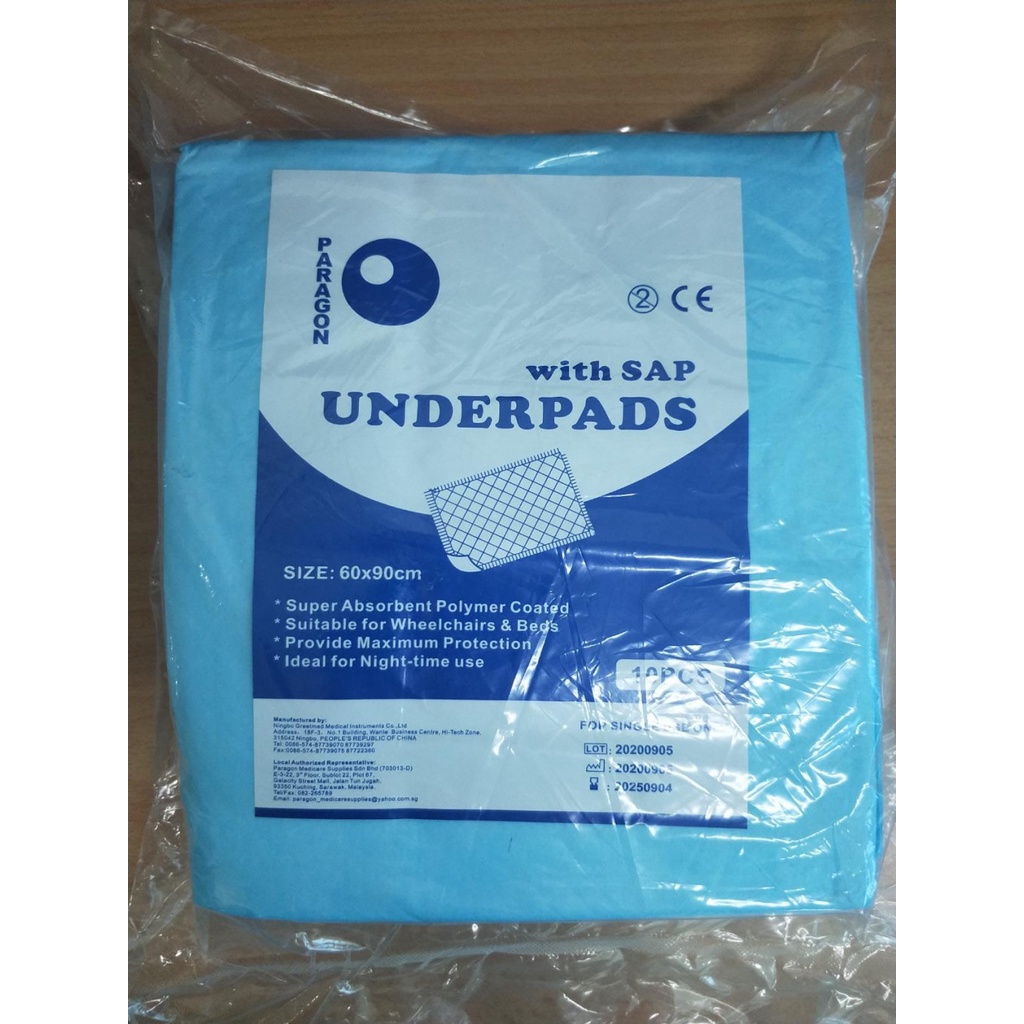 Prohealth Disposable Underpad (Blue) 10's/Pack (Paragon) | Shopee Malaysia