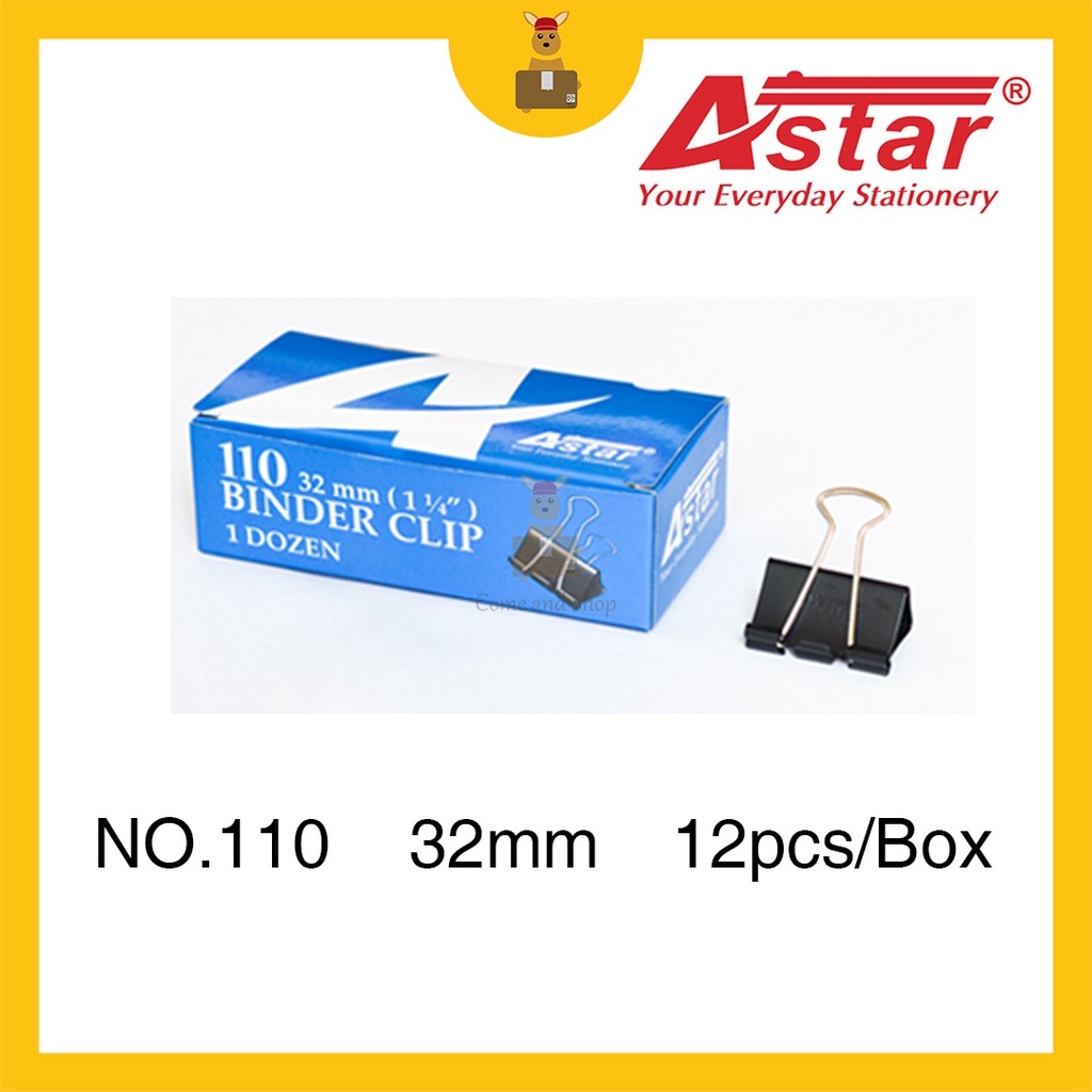 ASTAR Binder Clip Double sided Clip 15mm/19mm/25mm/32mm/41mm/51mm/60mm ...