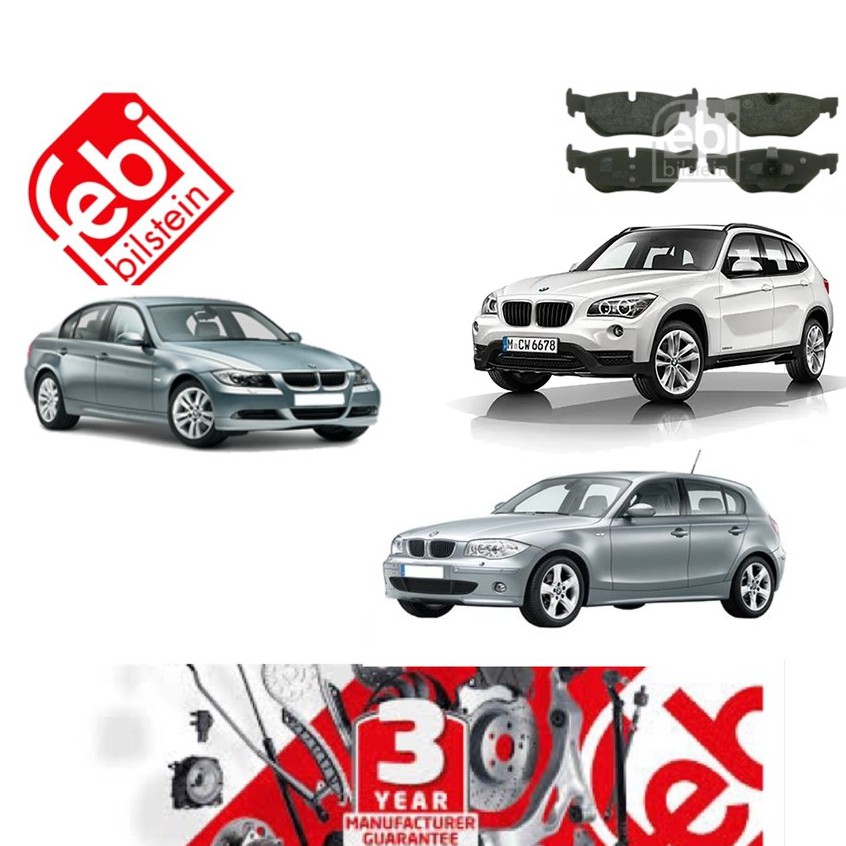 Febi Bilstein BMW E87,E88,E90,E91,E92,E93,E84 Rear Disc Brake Pad - (16533) | Shopee Malaysia