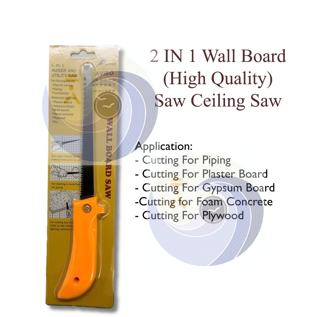 [ 1 UNIT ] 2 IN 1 Wall Board (High Quality) Saw Ceiling Saw Utility Saw ...