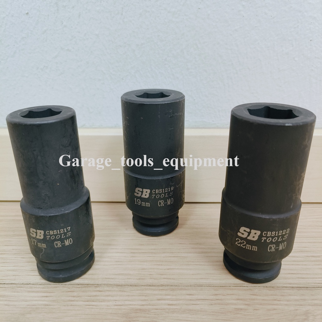 SB Tools 1/2" Heavy-Duty Harmonic Damper Pulley Socket 17 | 19 | 22 MM ...