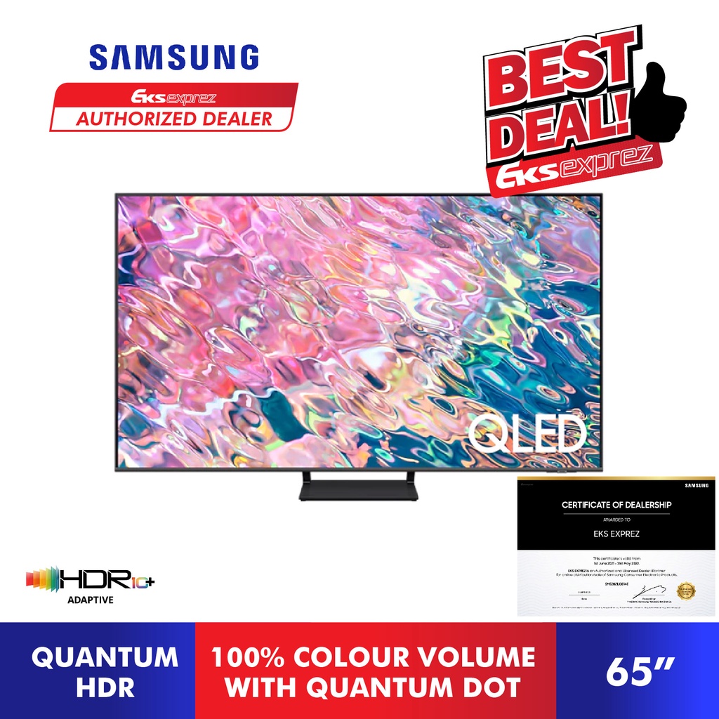 Samsung Q65B QLED 4K Smart TV (65") QA65Q65BAKXXM | Shopee Malaysia