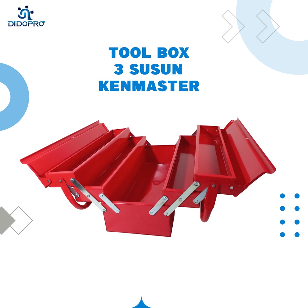 PERALATAN Iron Toolbox 3 Layers Iron Tool Box / Tool Box | Shopee Malaysia