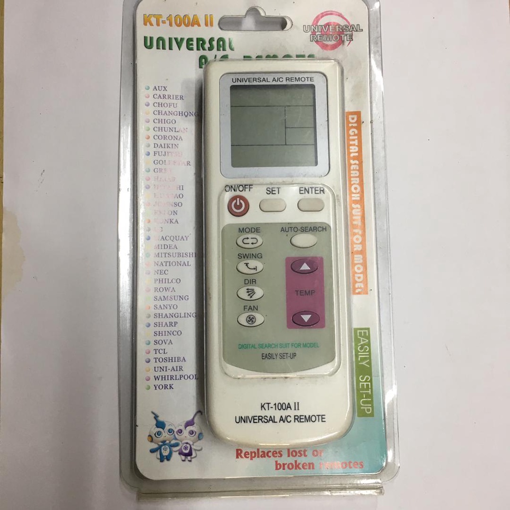 Universal Air Conditioner AC Remote Control KT-109 II Air Conditioning Remote | Shopee Malaysia